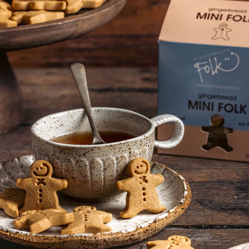 Mini Folk 200g | Gingerbread Men Cookies - Gingerbread Folk